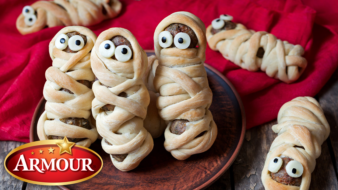 Meatball Mummies - Recipe from Price Chopper