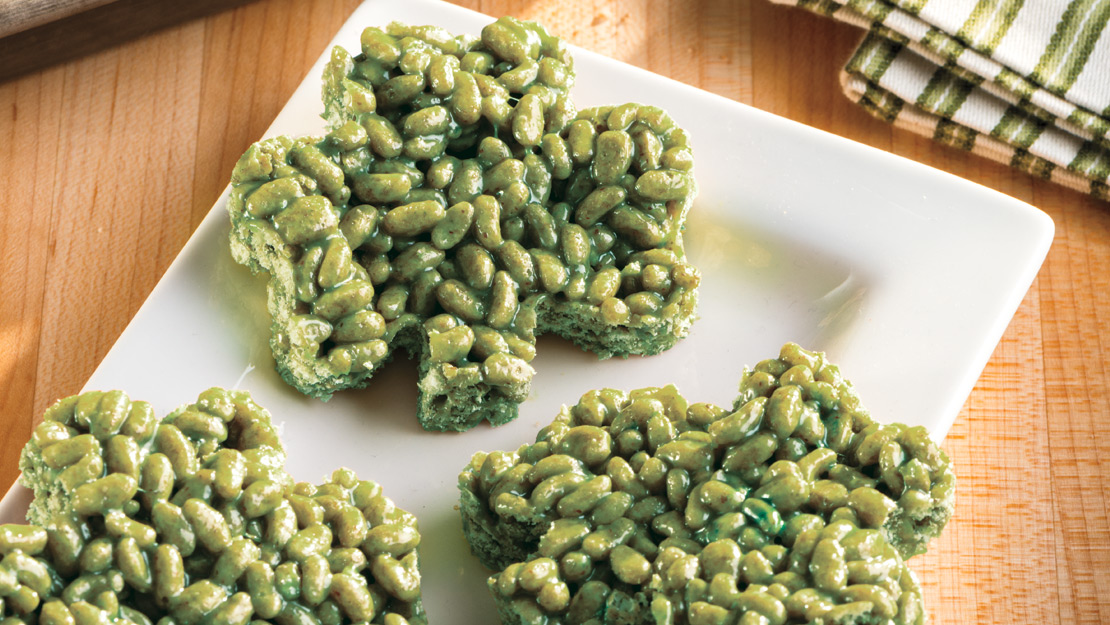 Shamrock Rice Crispies - Recipe from Price Chopper